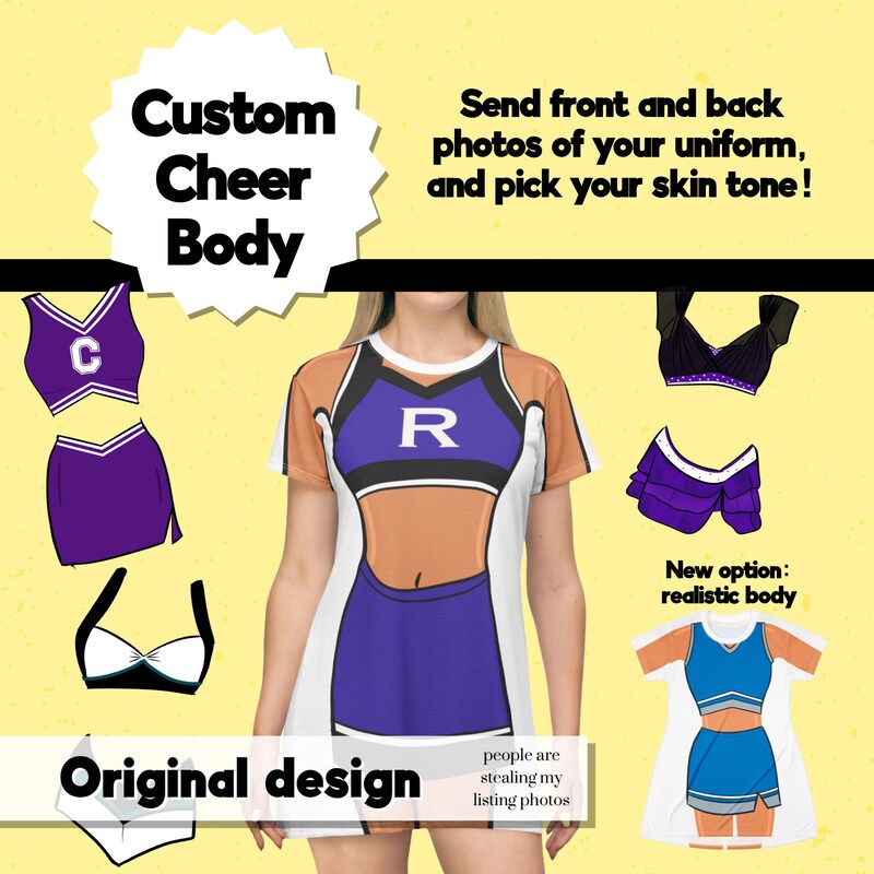 Custom Cheer Body - Etsy