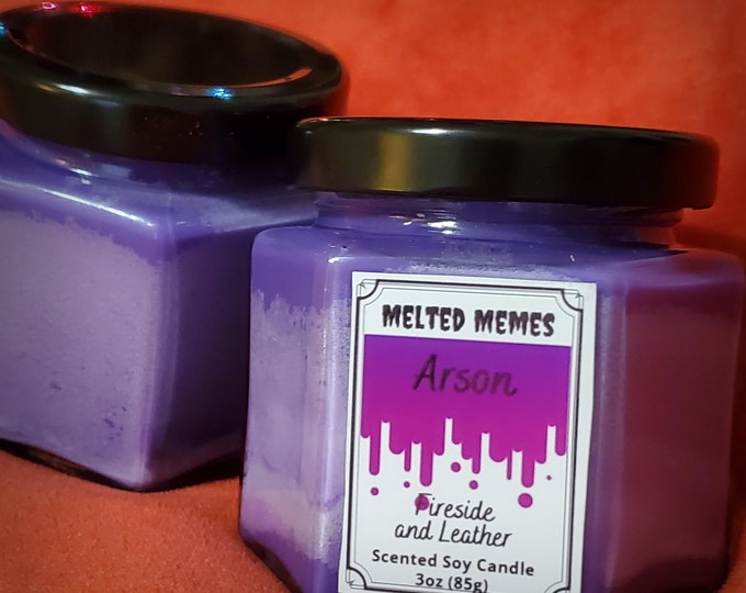BNHA Arson Inspired Candle - Etsy