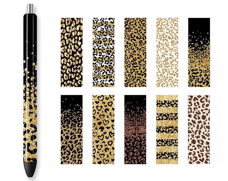 Cheetah Pen Wraps Leopard Pen Wraps Pen Wrap Png Pen Wrap - Etsy
