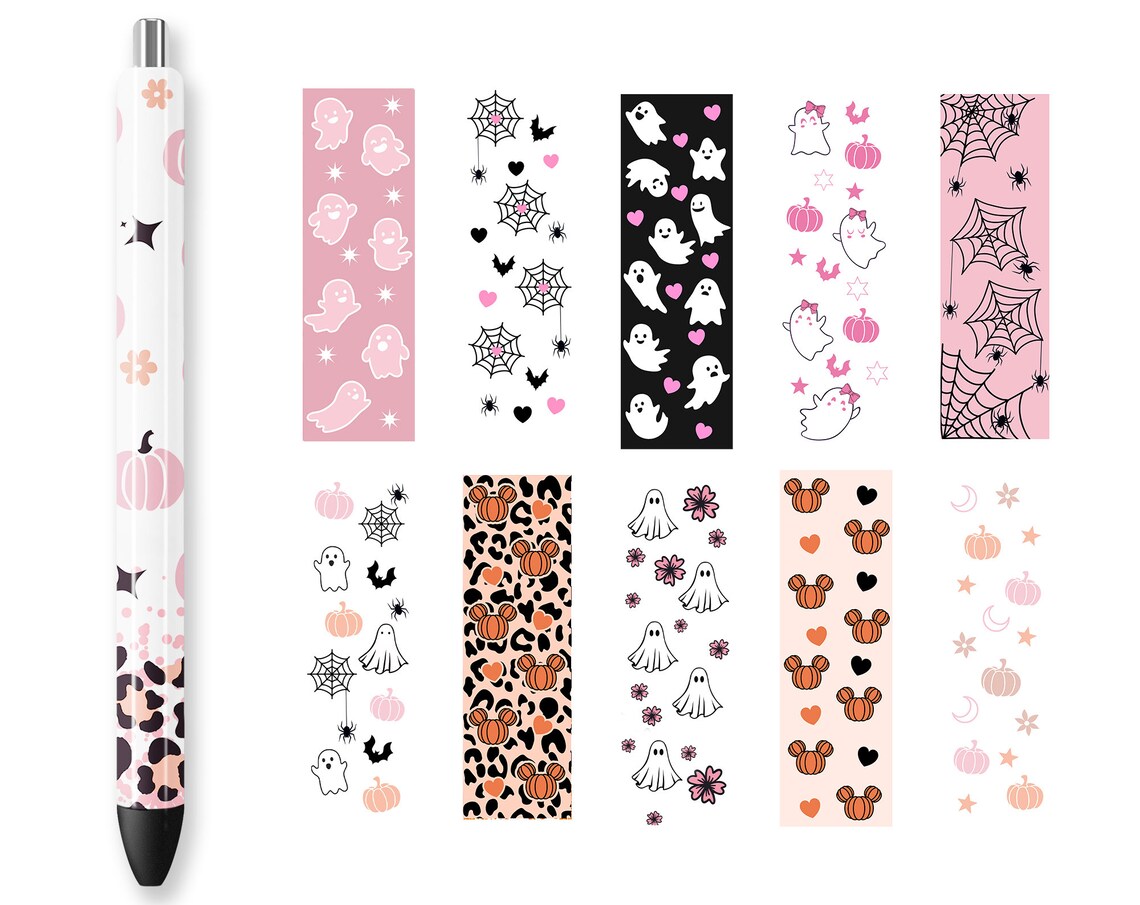 Cute Halloween Pen Wraps Spooky Pen Wraps Pen Wrap Png Pen - Etsy