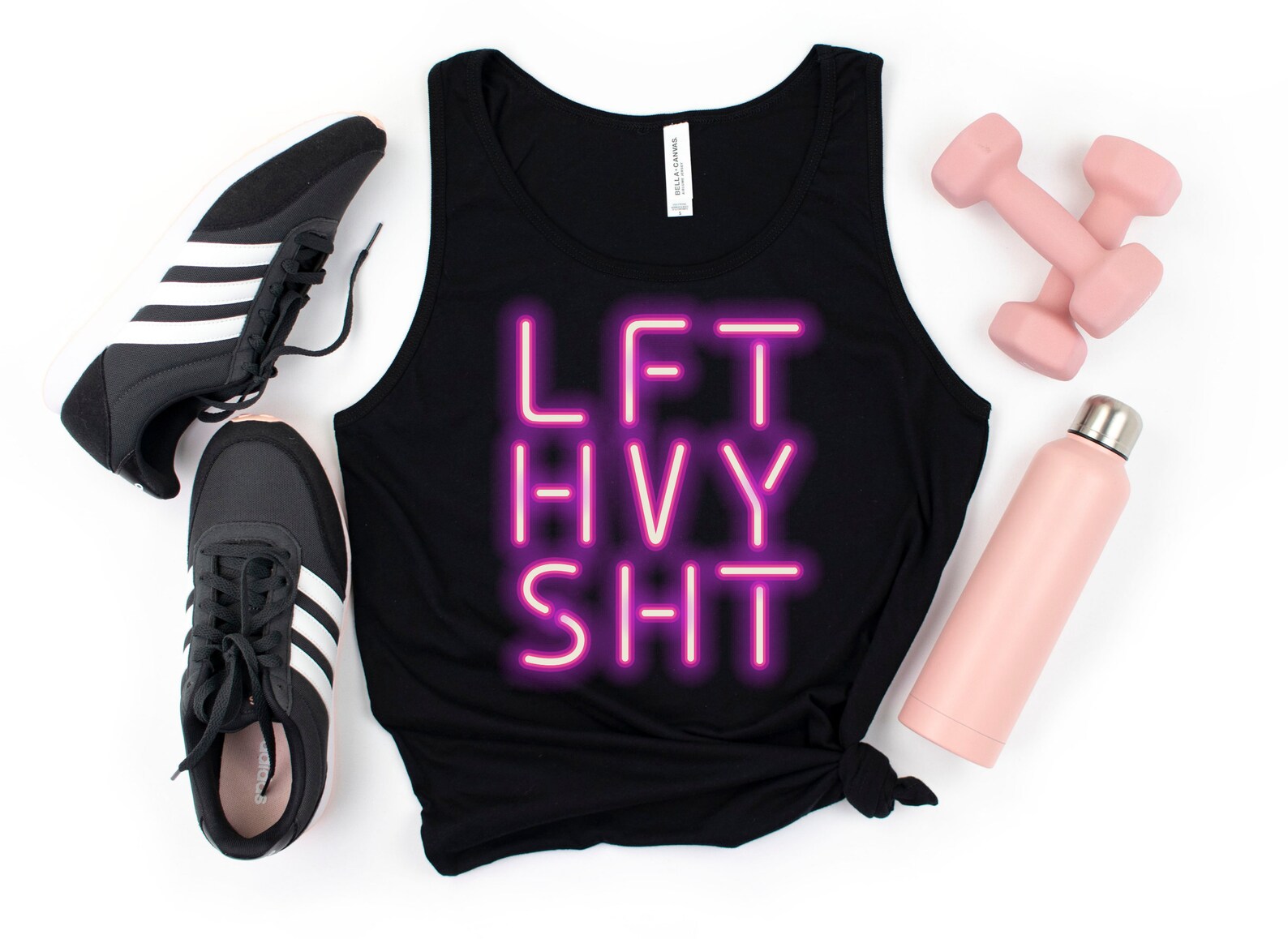 Neon LFT HVY SHT Funny Workout Shirt Lift Heavy Fitness | Etsy