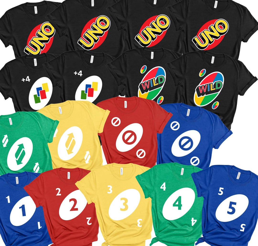 Uno Halloween Costume Shirt, Family Matching Halloween Costumes ...