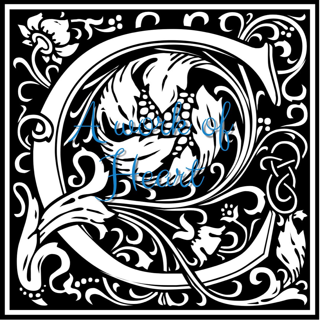 Vintage style letter C SVG file instant download | Etsy