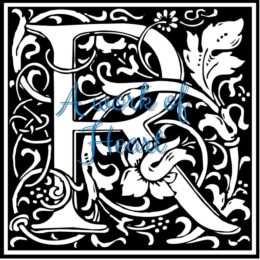 Vintage Style Letter R SVG File Instant Download - Etsy