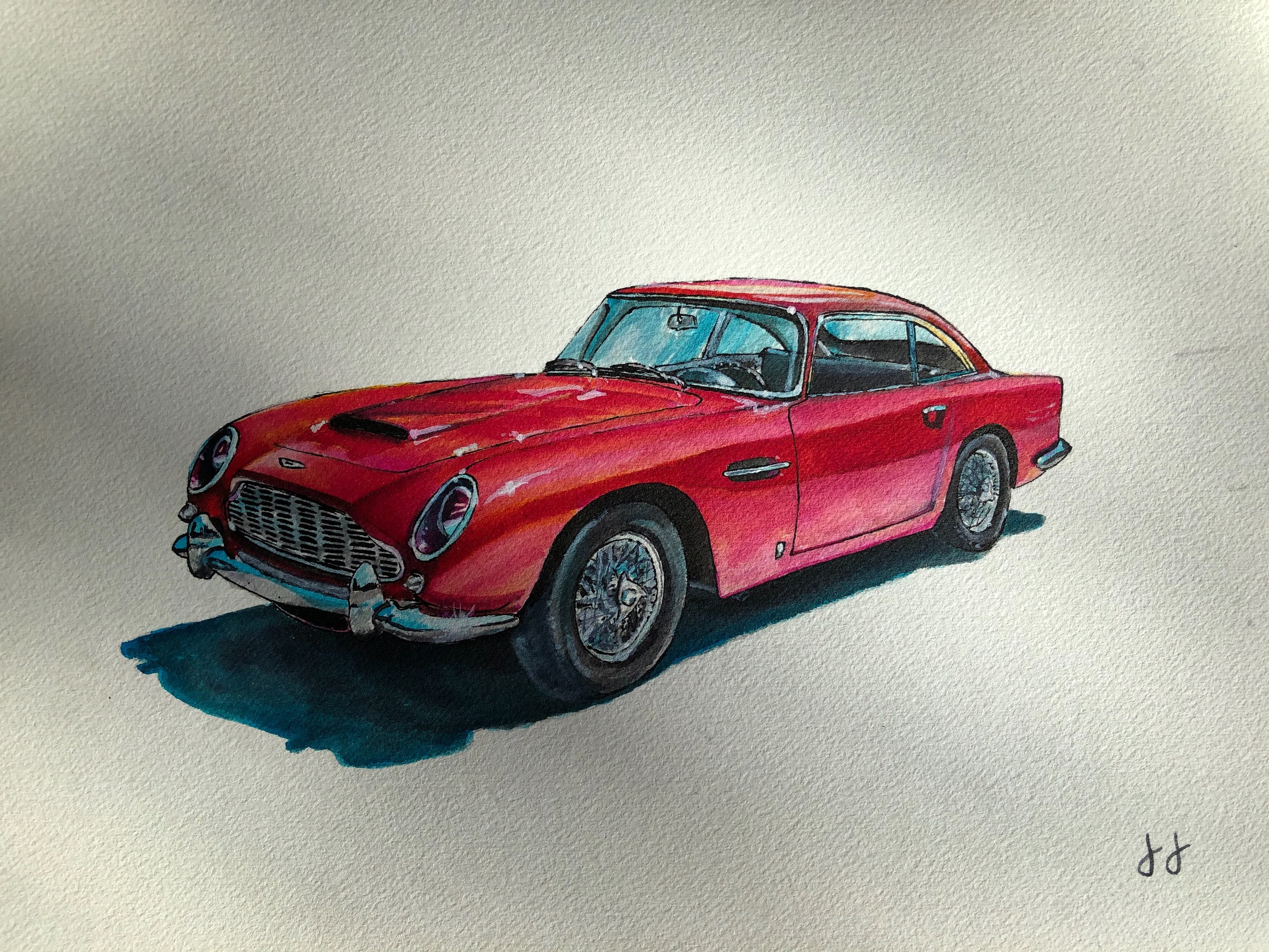 Custom Car and Truck Watercolor Portrait From Photo, Unique Vehicle Art ...