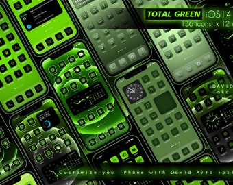 Dark Green Icon - Etsy