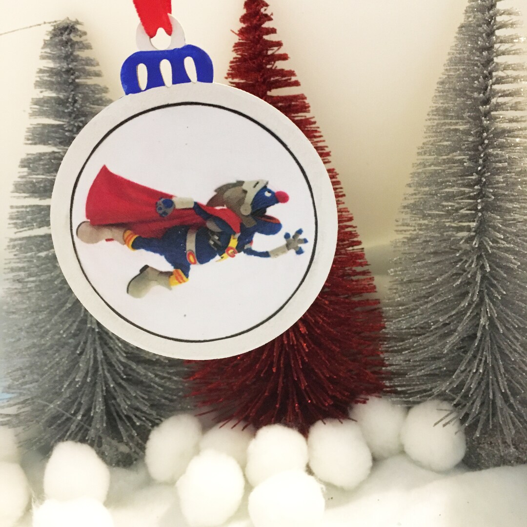 Super Grover Christmas Ornament - Etsy