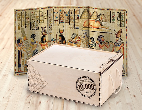 The Mystery of the Pyramid Wooden Jigsaw Puzzle 10.000 - Etsy Canada
