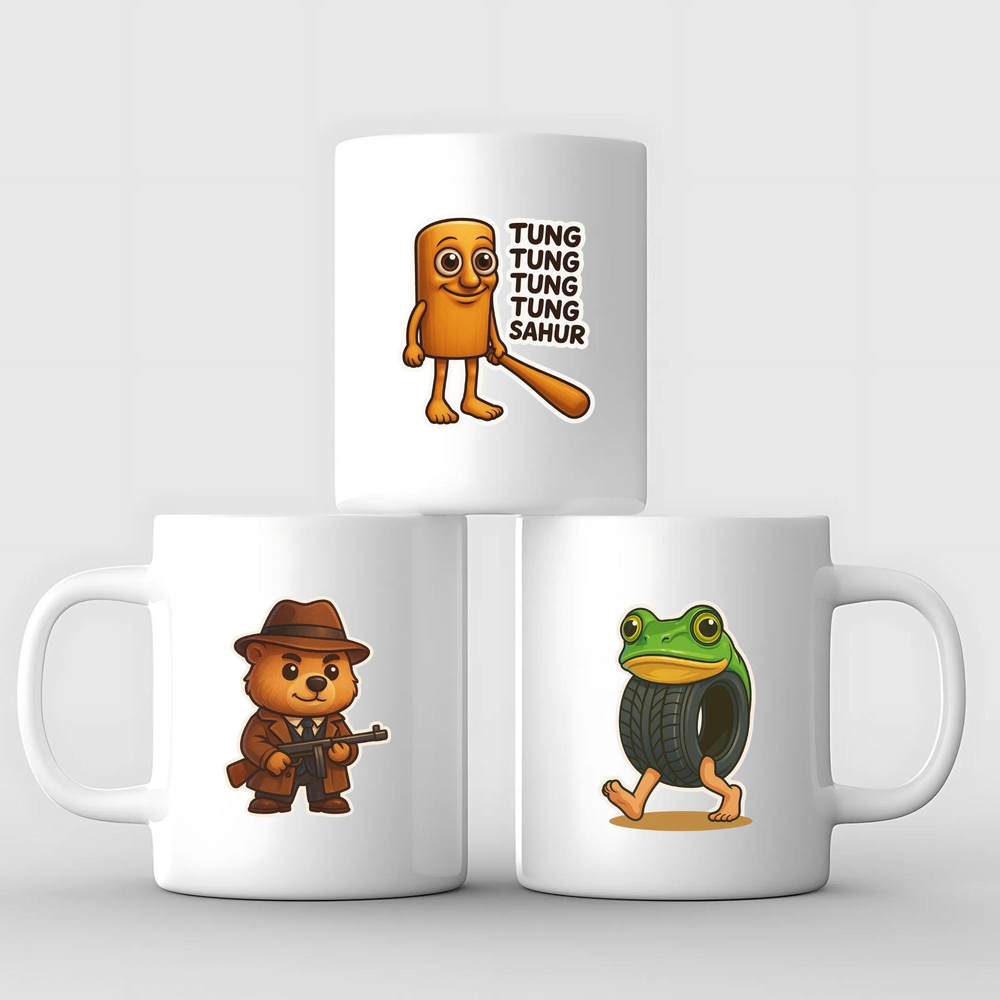 Italian Brainrot Digital Stickers (15+ PNG) | Bombardino Crocodilo ...