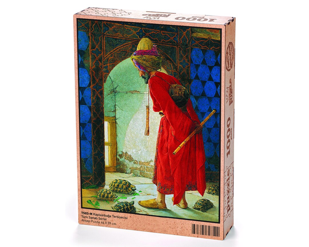 Wooden Jigsaw Puzzle for Adults the Tortoise Trainer Osman Hamdi Bey ...