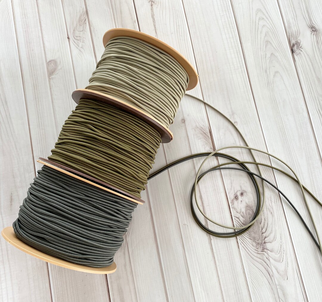 2,5 Mm Wide Elastic Cord, 0,10 in Elastic String, Strong Elastic Cord ...