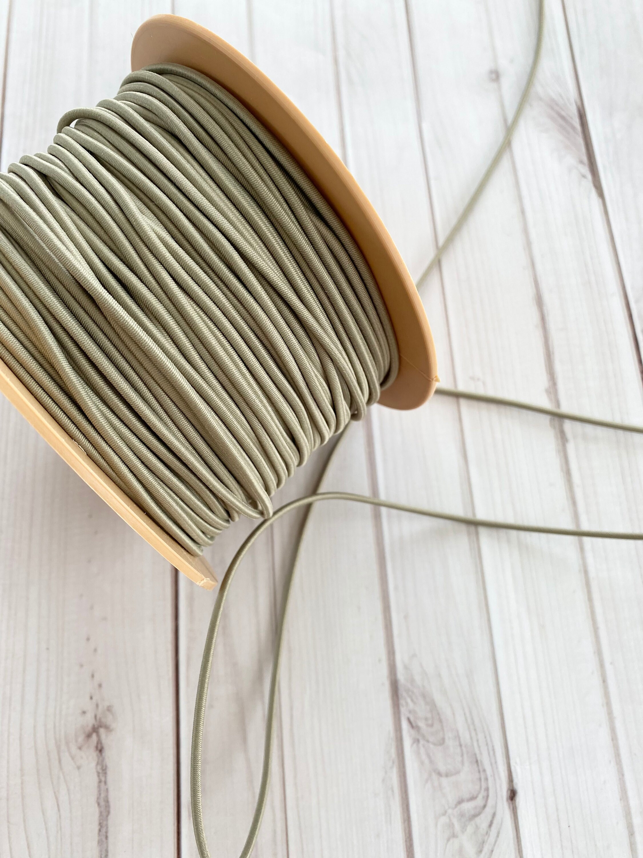 2,5 Mm Wide Elastic Cord, 0,10 in Elastic String, Strong Elastic Cord ...