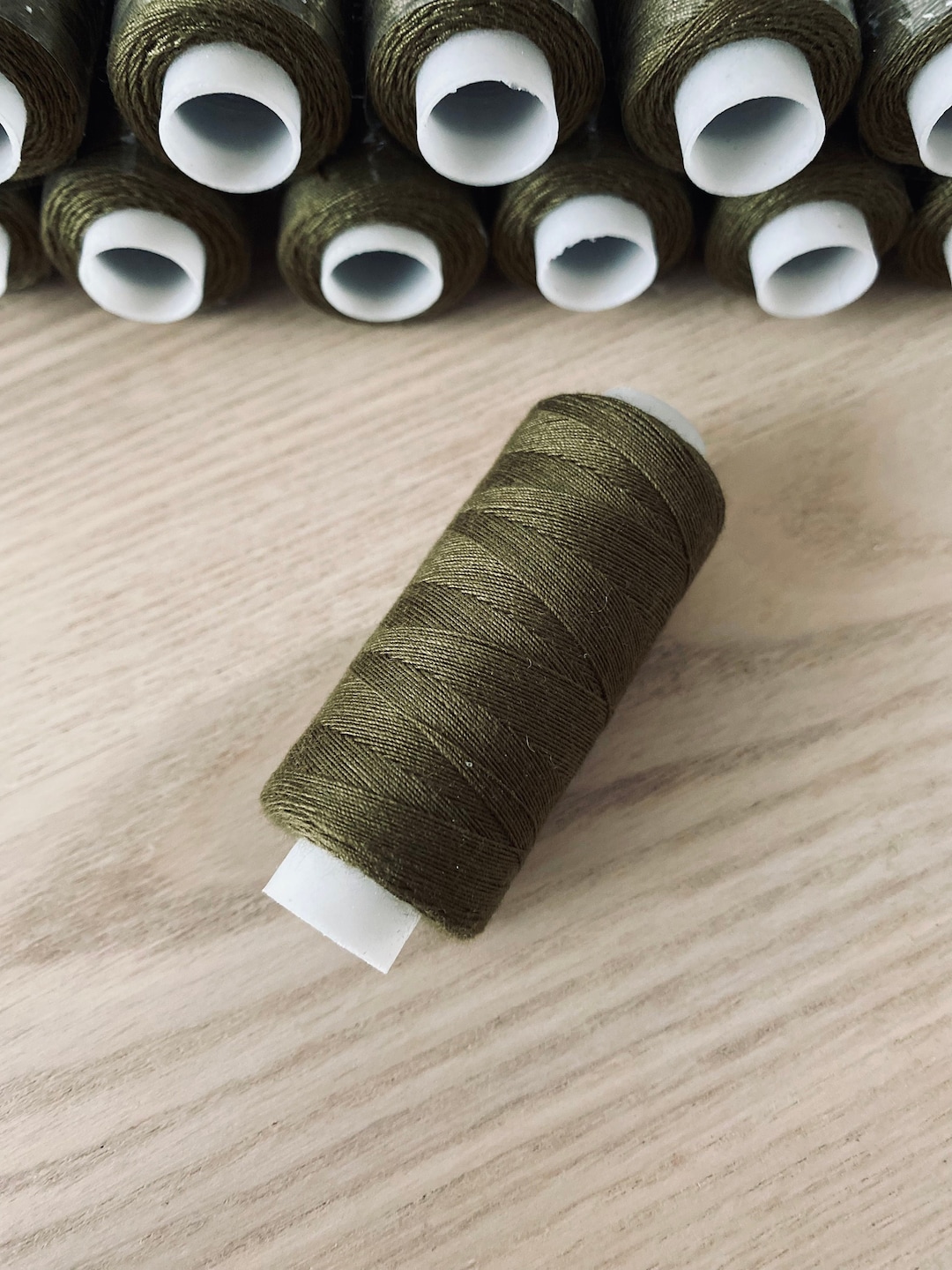 Khaki Sewing Thread, Khaki Thread 200 Yd, Hand and Machine Sewing ...