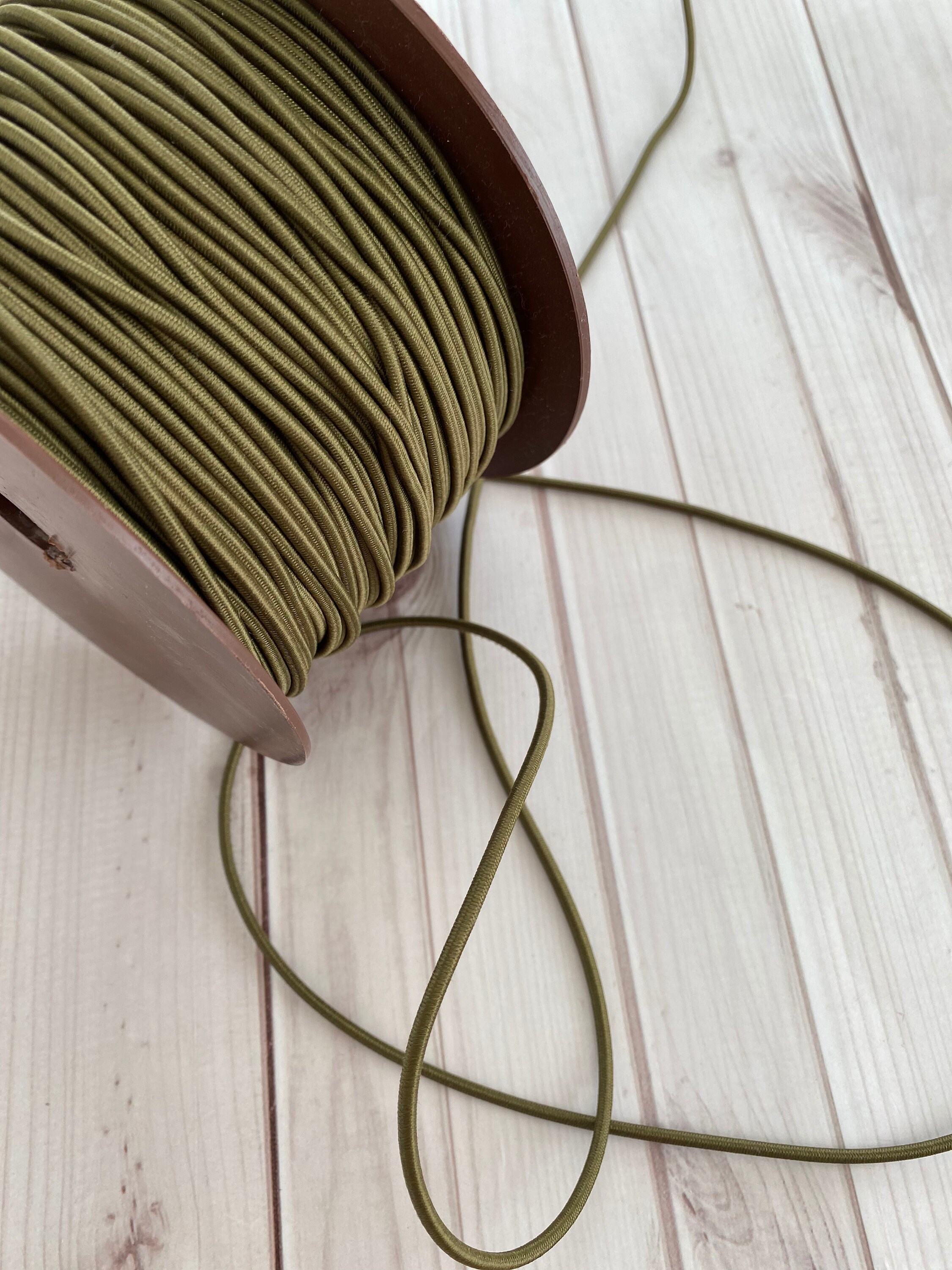 2,5 Mm Wide Elastic Cord, 0,10 in Elastic String, Strong Elastic Cord ...