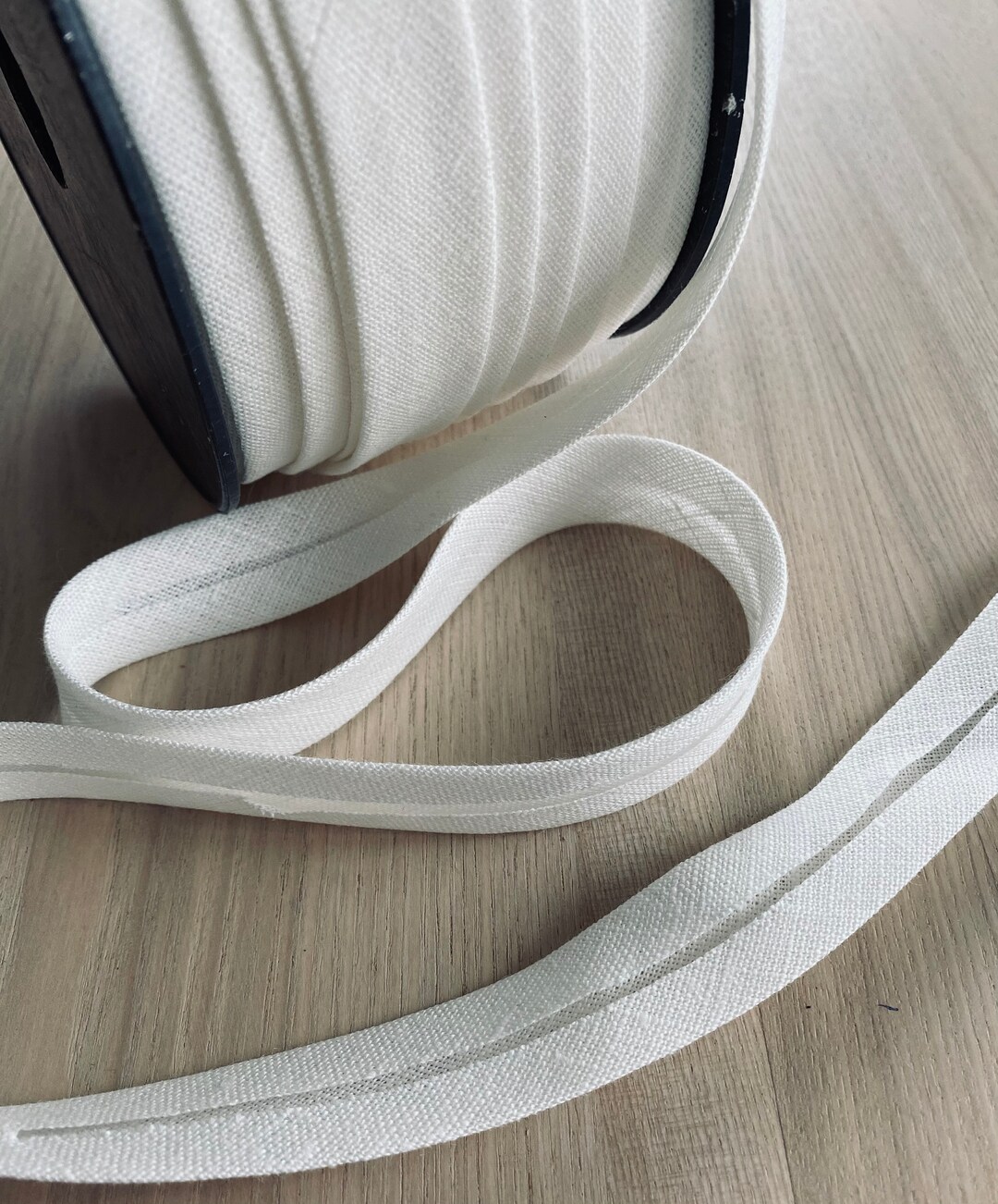 Linen Bias Tape-ecru Color Linen Bias Tape 20mm-natural Binding Tape 0. ...