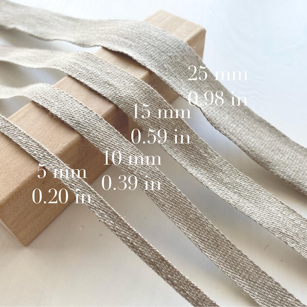 Linen Ribbon - Etsy