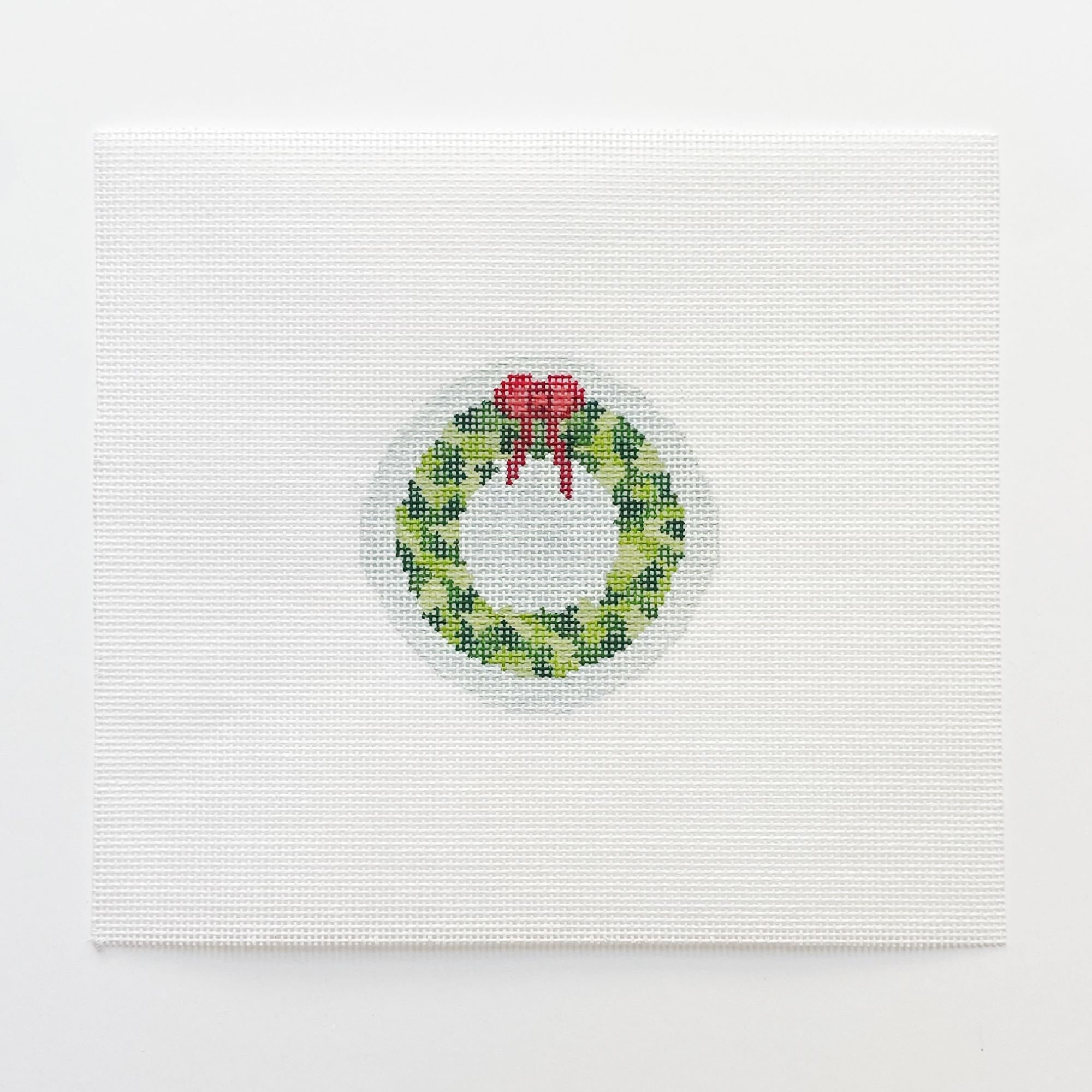 Wreath Needlepoint Ornament Canvas - Etsy
