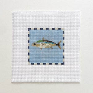 Fish Hand Painted Needlepoint Canvas - 13 Count Mesh Canvas - Etsy