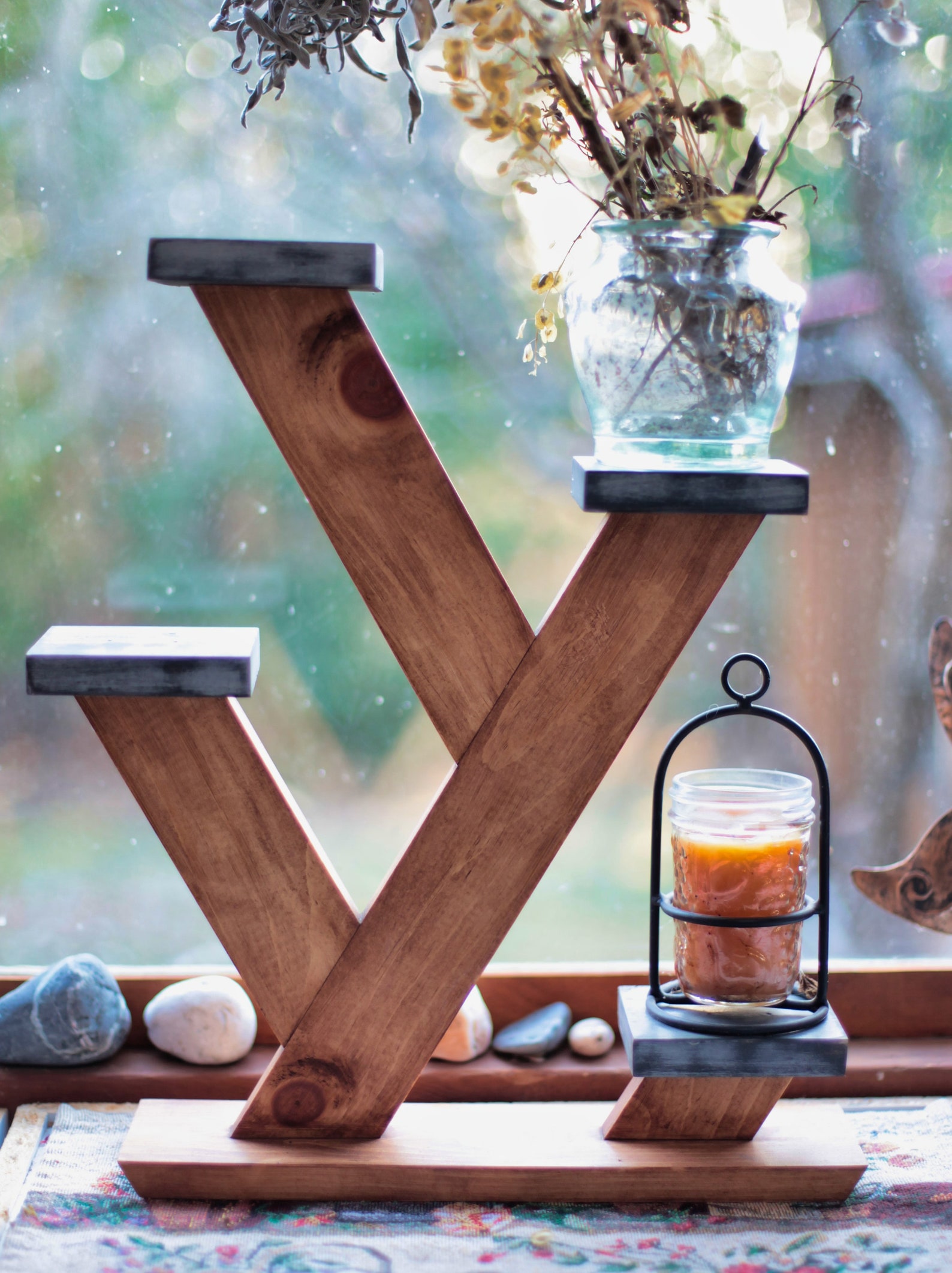 Rustic Plant Stand - Etsy