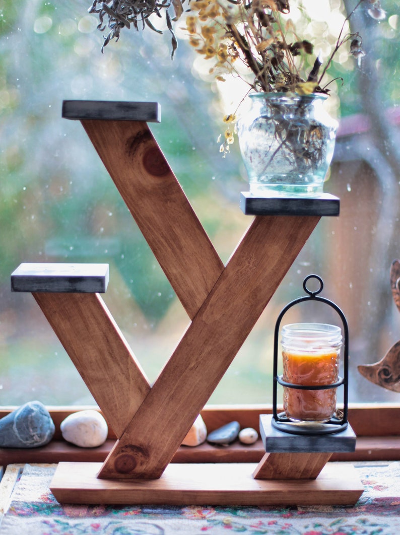 Rustic Plant Stand - Etsy