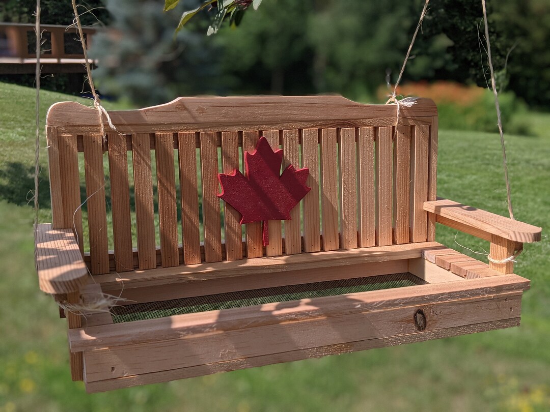 Porch Swing Bird Feeder - Etsy