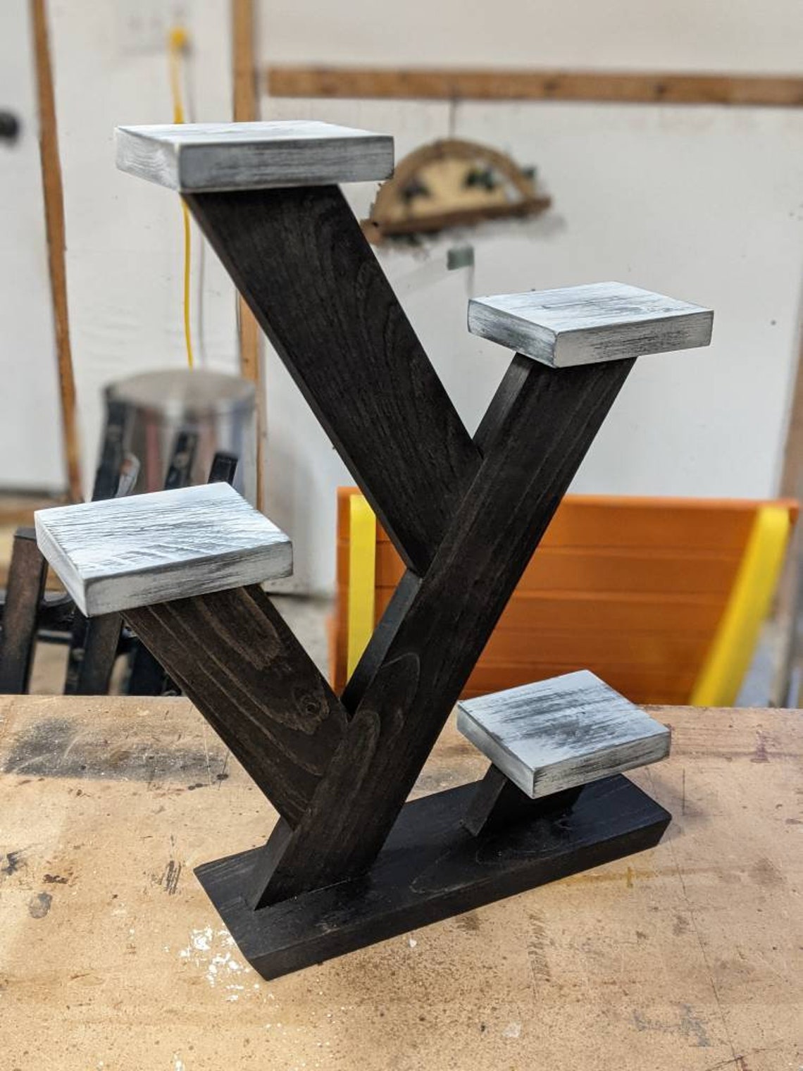 Rustic Plant Stand - Etsy