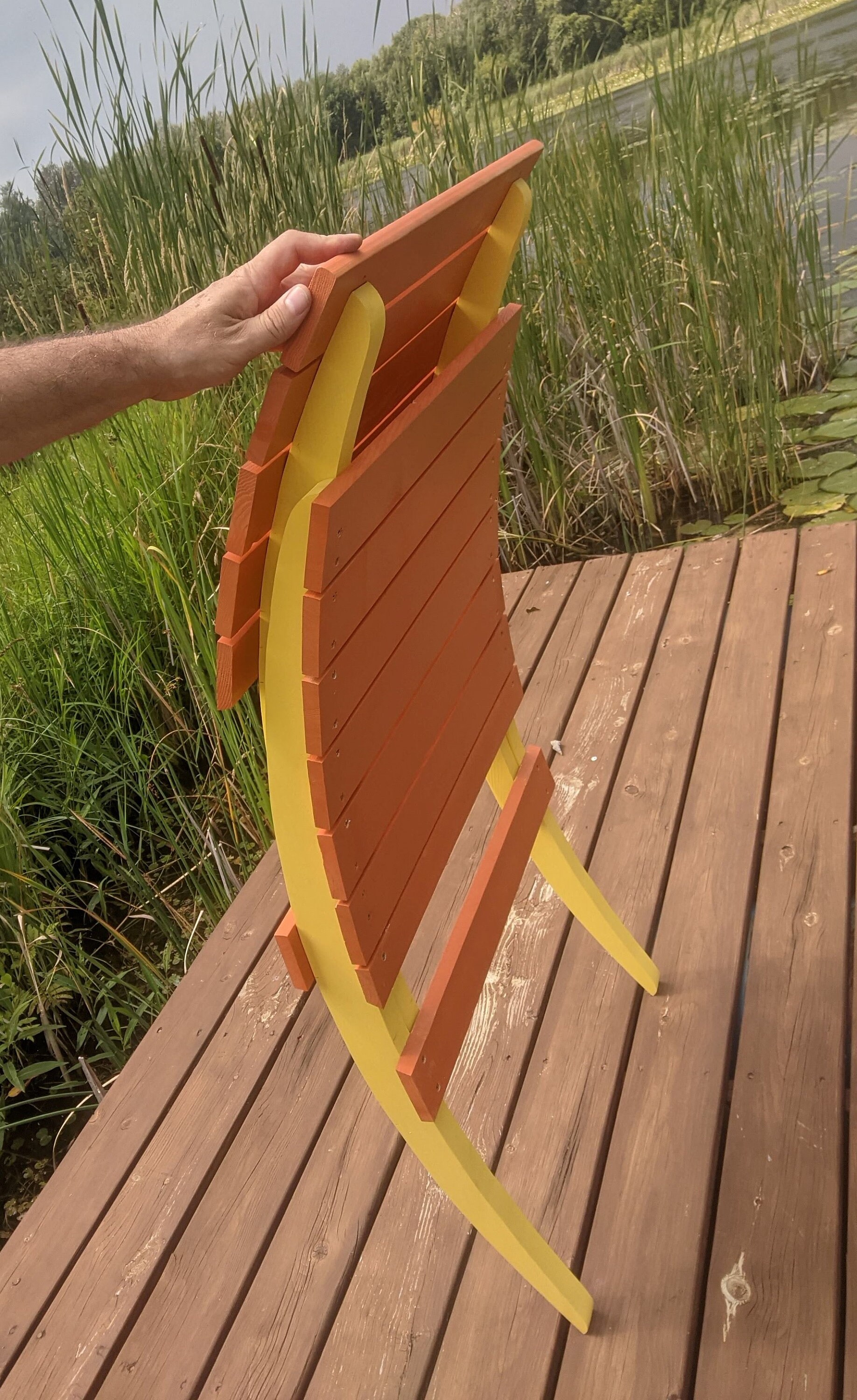 Dock Chair Folding Adirondack Chair Muskoka Chair Lawn - Etsy