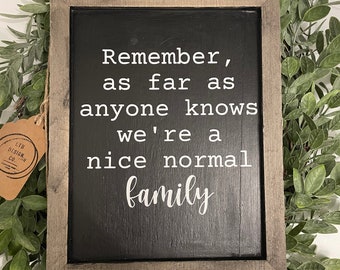 Nice Normal Family | Etsy