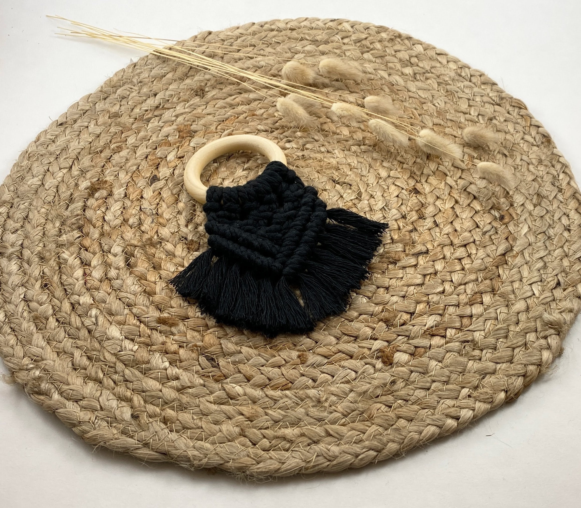 Macrame Baby Teether Wooden Baby Teether Baby Teether - Etsy