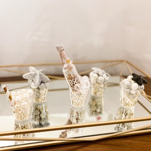 NYE Prosecco Shot Glass Décor Set of 5 - Etsy