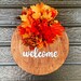 Fall Welcome Sign - Etsy