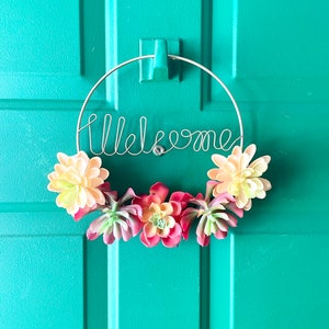 Succulent Welcome Sign - Etsy