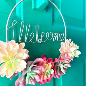 Succulent Welcome Sign - Etsy
