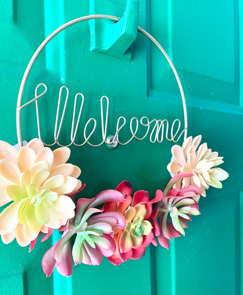 Succulent Welcome Sign - Etsy