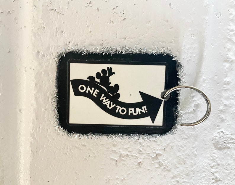 Disney Road Sign Keychains - Etsy