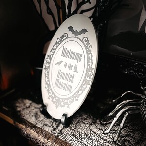 Welcome to the Haunted Mansion Sign - Etsy