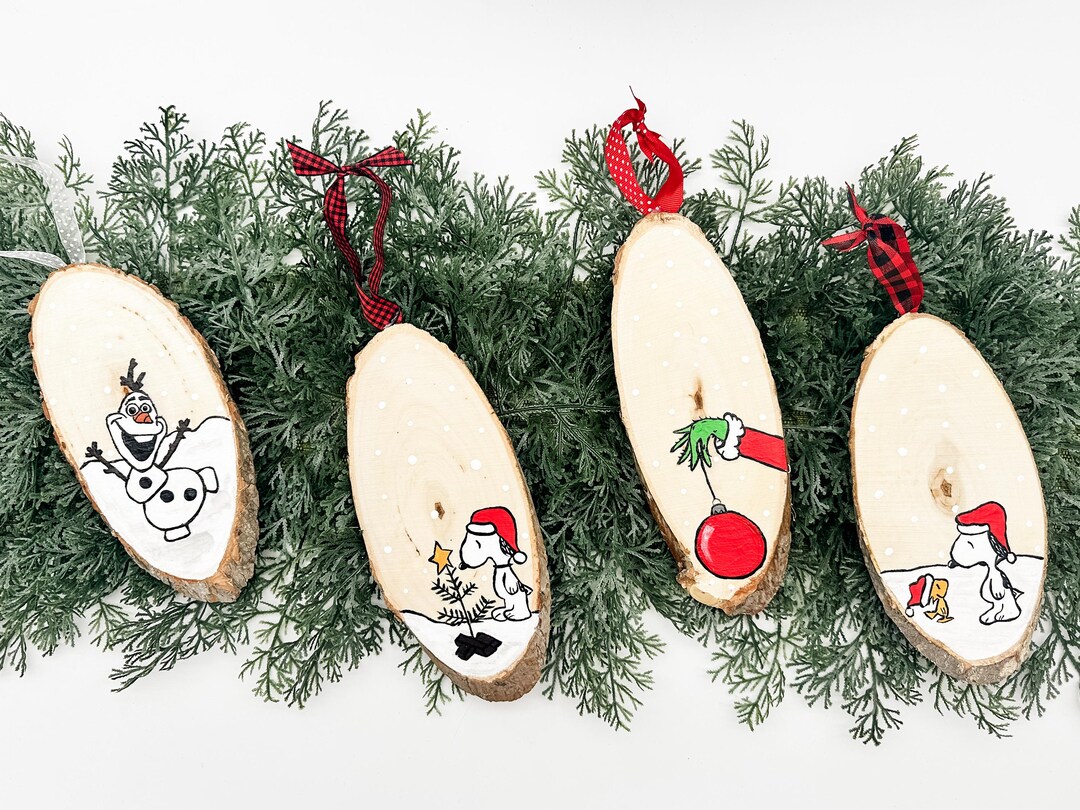 Cartoon Character Christmas Ornaments - Etsy