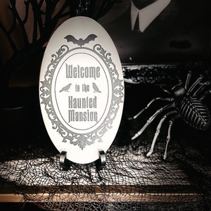 Welcome to the Haunted Mansion Sign - Etsy