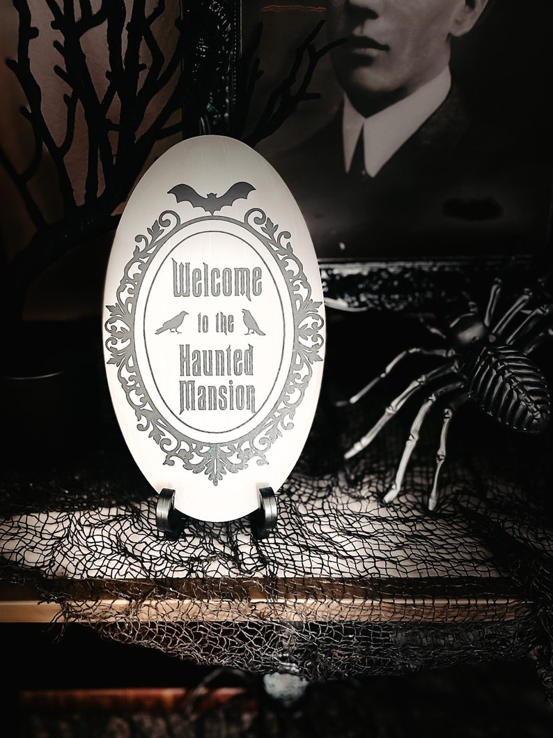 Welcome to the Haunted Mansion Sign - Etsy