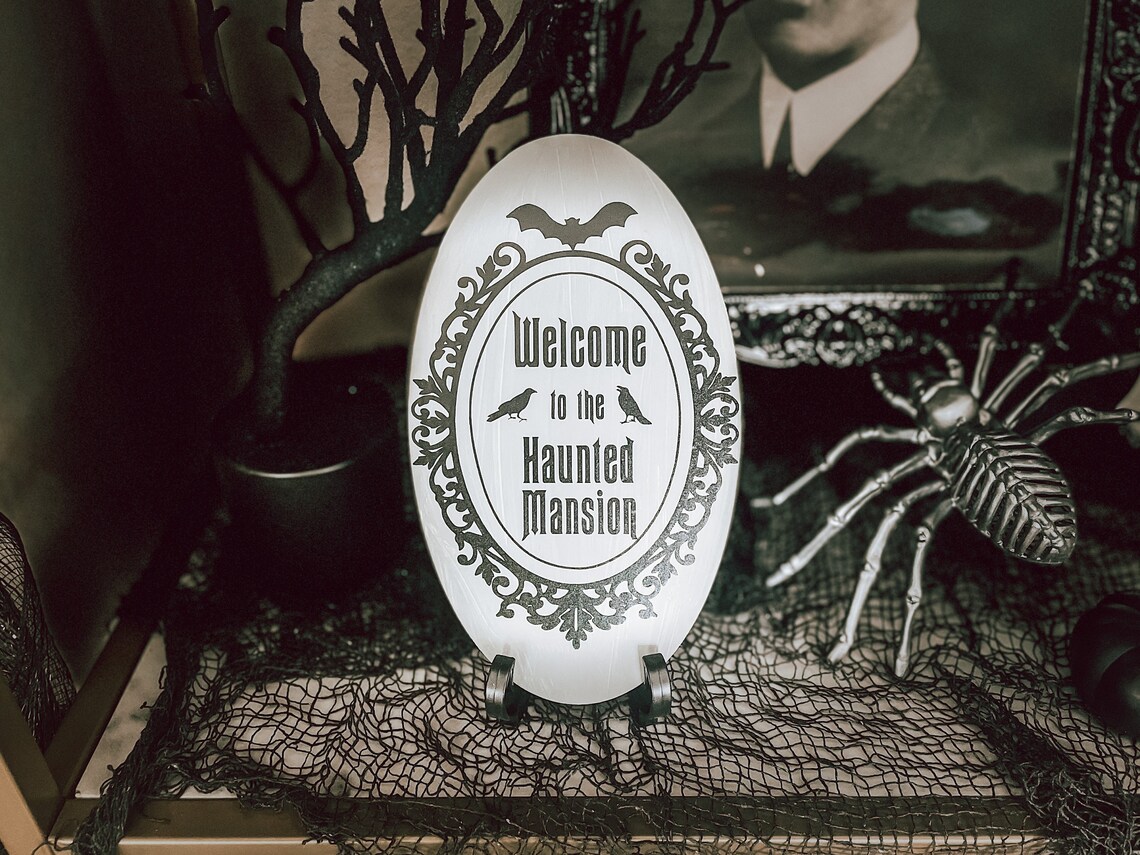 Welcome to the Haunted Mansion Sign - Etsy