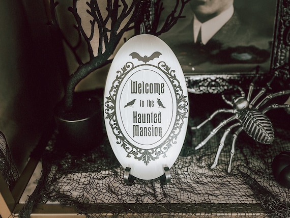 Welcome to the Haunted Mansion Sign - Etsy