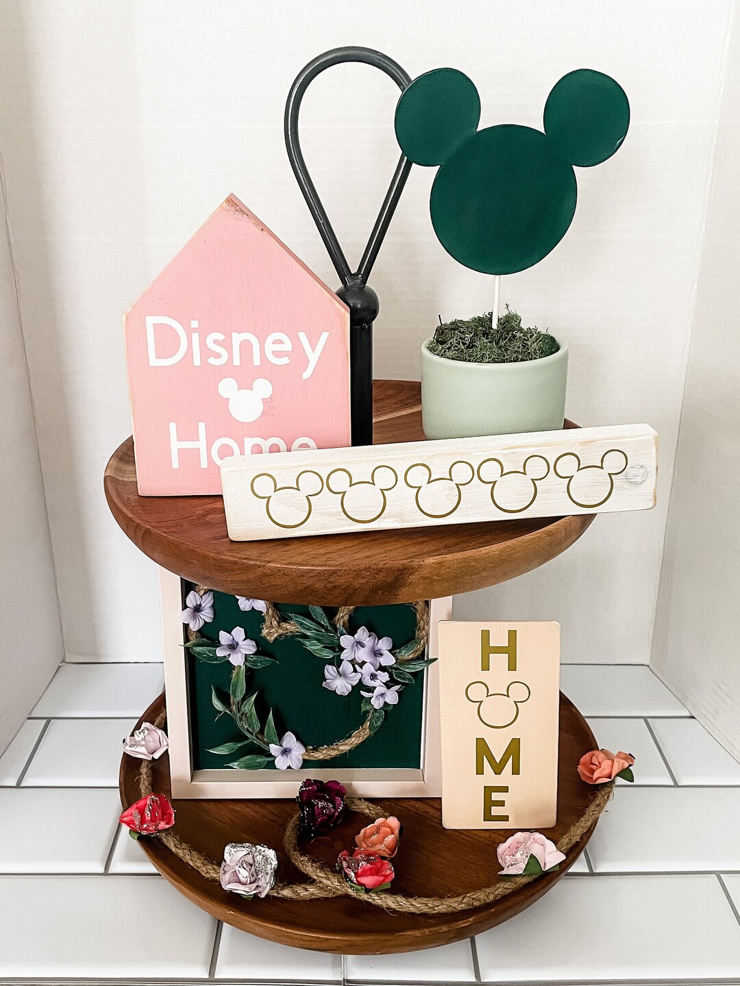 Disney Home Tiered Tray Decor - Etsy