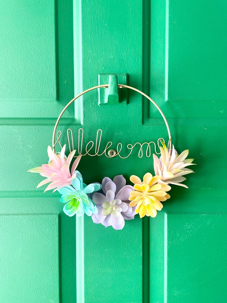 Succulent Welcome Sign | Etsy