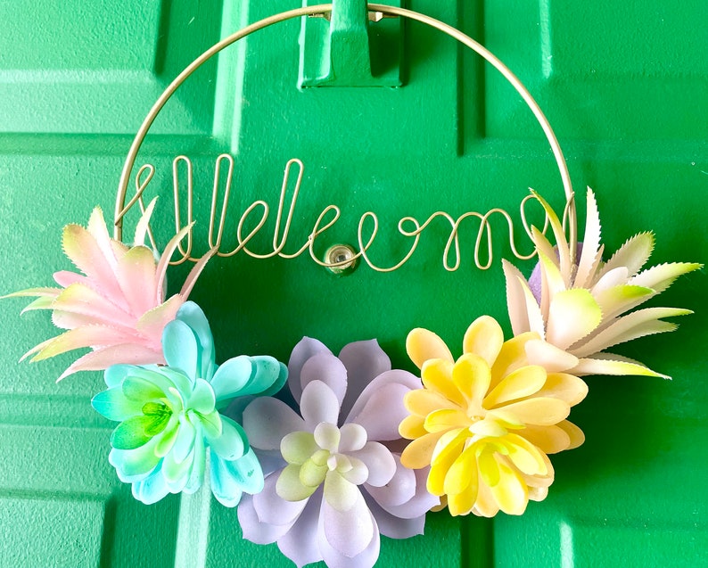 Succulent Welcome Sign | Etsy