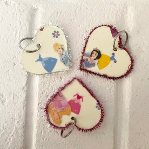 Disney Princess Keychains - Etsy