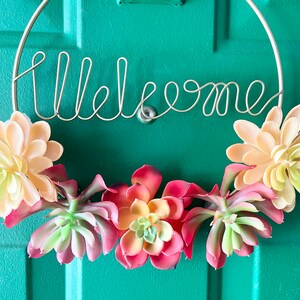 Succulent Welcome Sign - Etsy