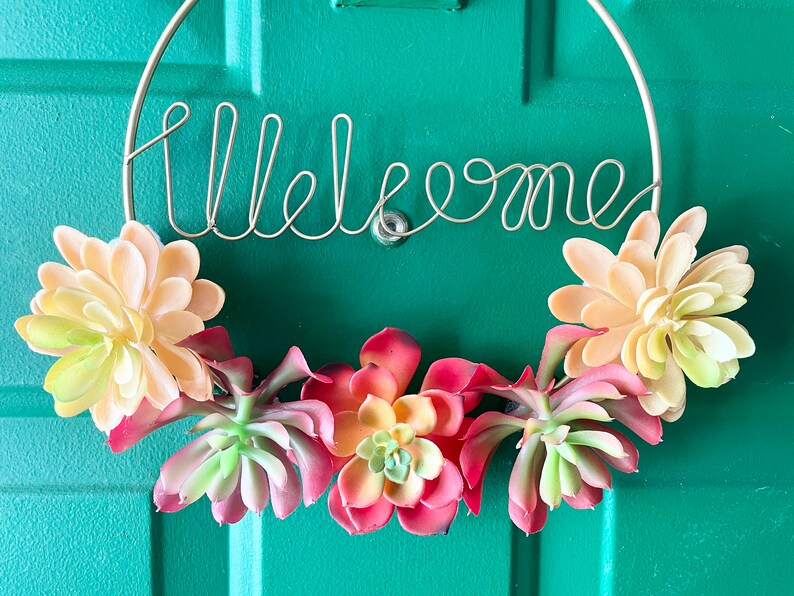Succulent Welcome Sign - Etsy