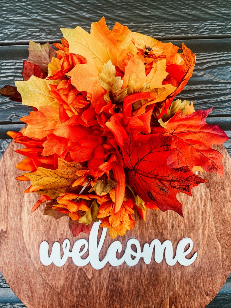 Fall Welcome Sign - Etsy