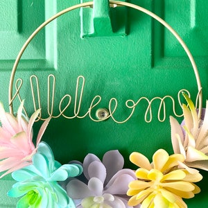 Succulent Welcome Sign | Etsy