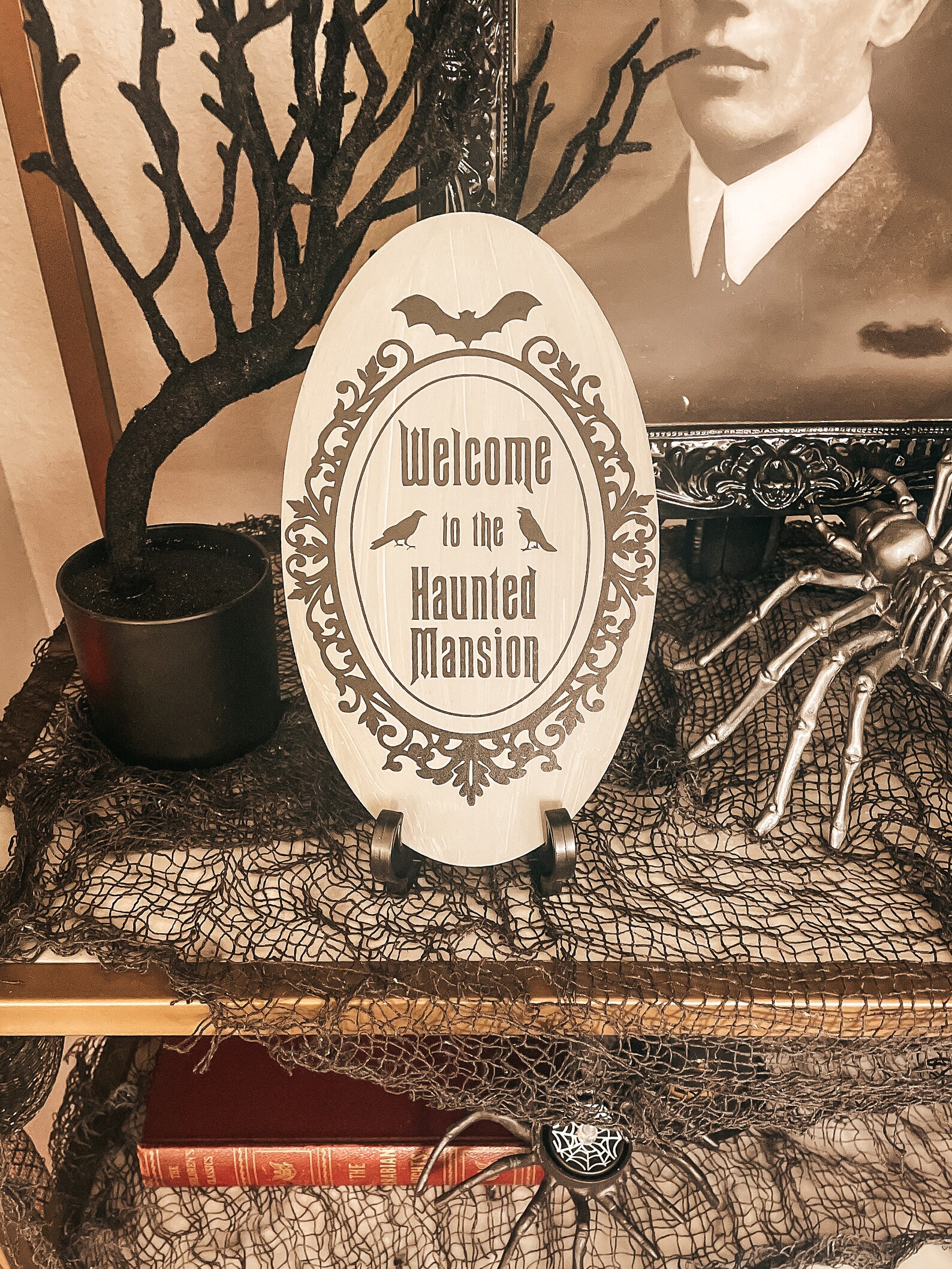 Welcome to the Haunted Mansion Sign - Etsy